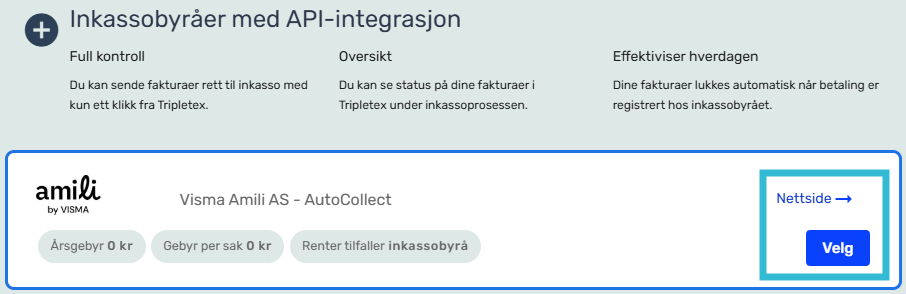 Brukerveiledning Tripletex