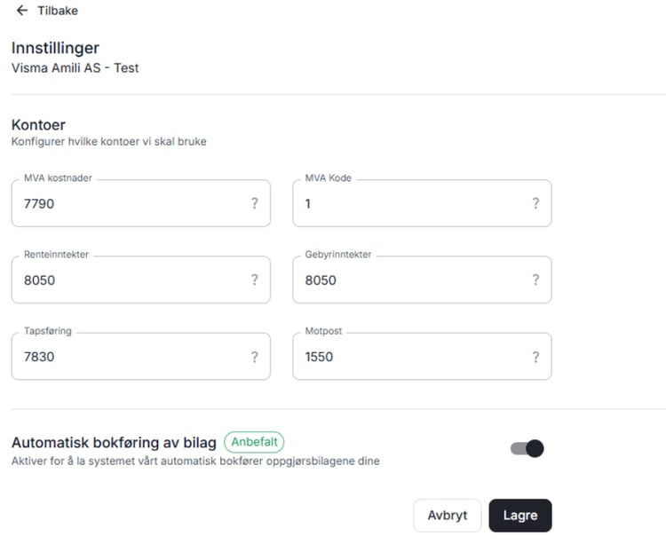 Brukerveiledning Tripletex